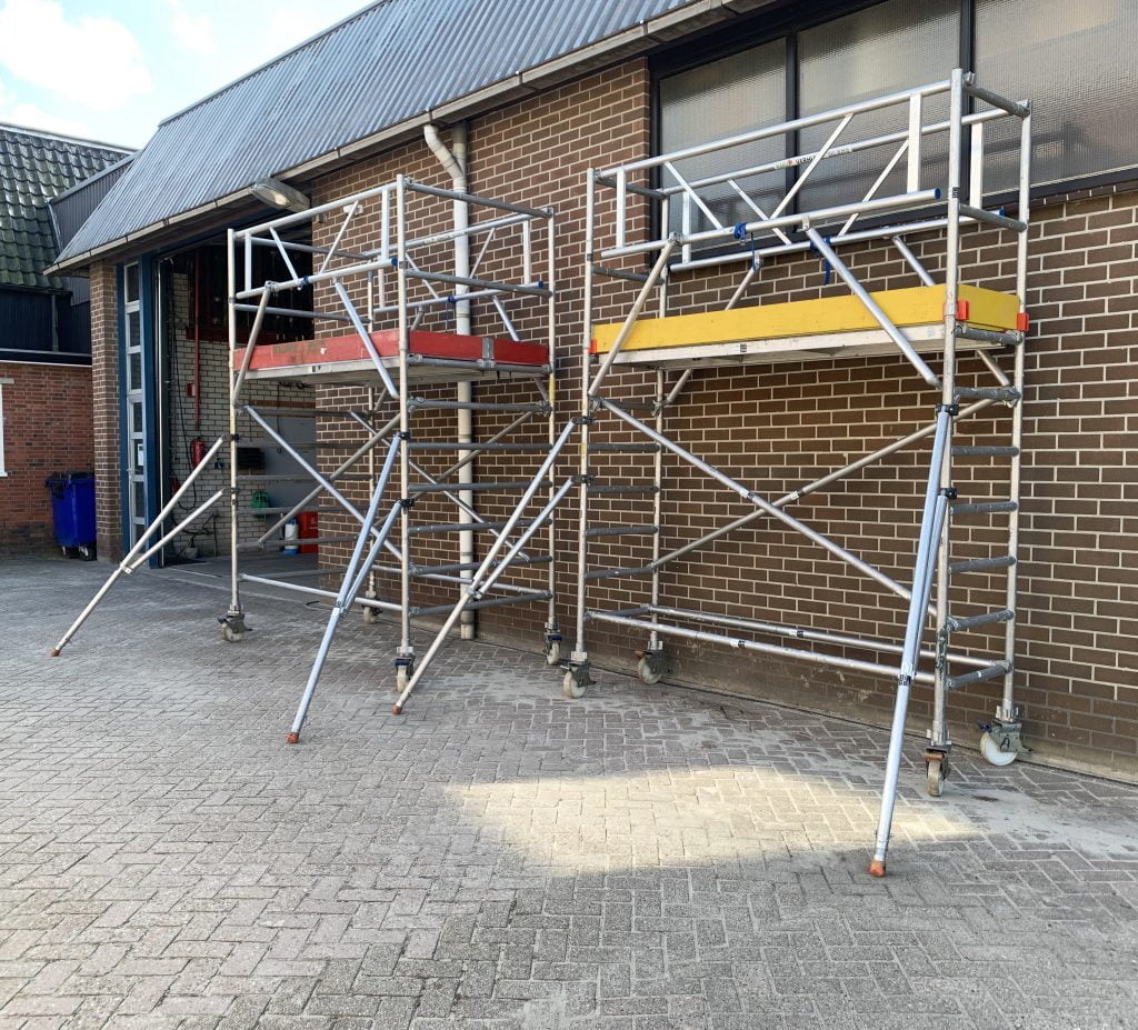 Steigermateriaal - Rolsteiger 10,20 mtr aluminium - Maklo